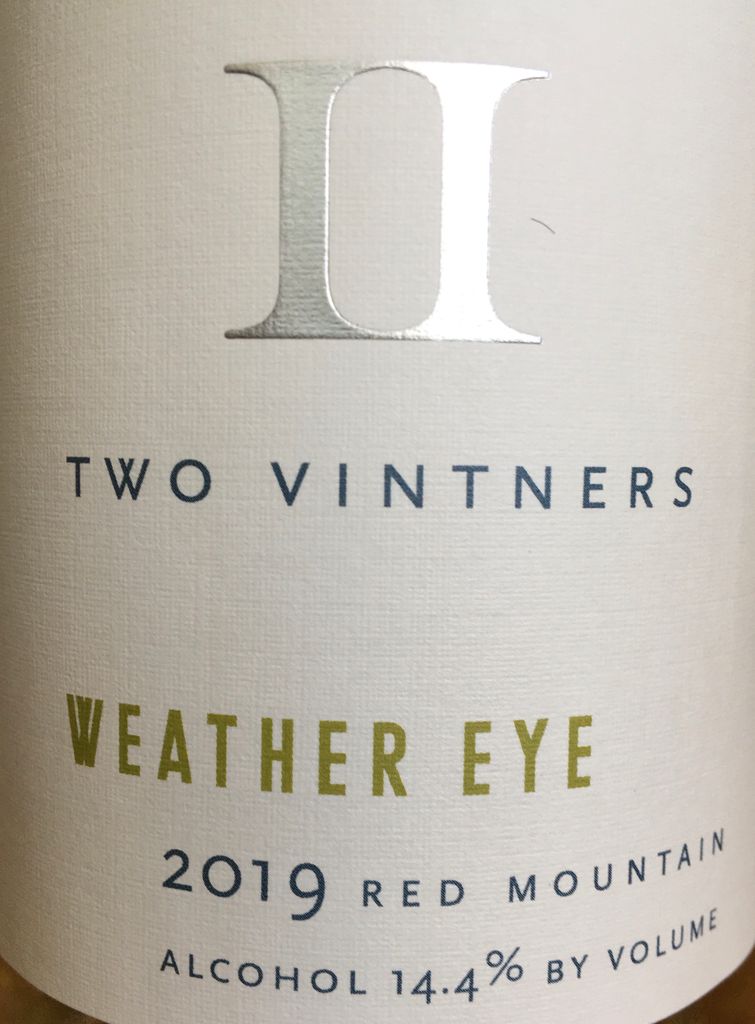 NV Two Vintners Grenache Blanc Weather Eye Vineyard, USA, Washington ...