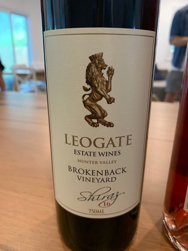 2016 Leogate Estate Shiraz Brokenback Vineyard, Australia, New South ...
