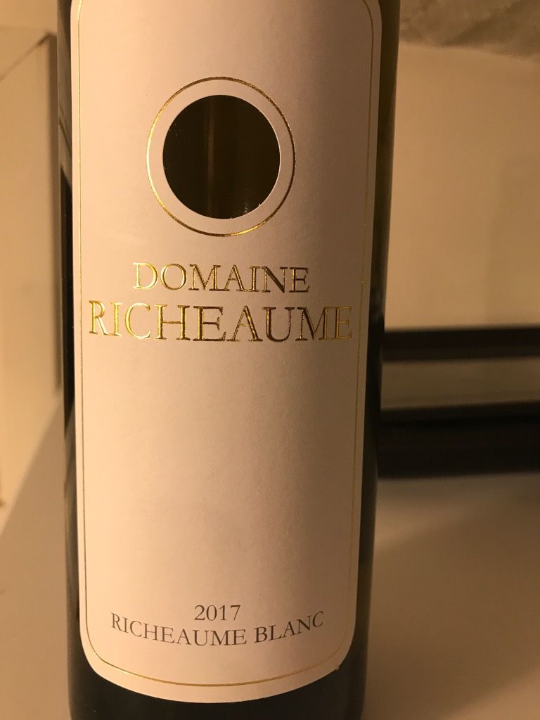 2019 Domaine Richeaume Blanc de Blancs, France, Vin de France ...