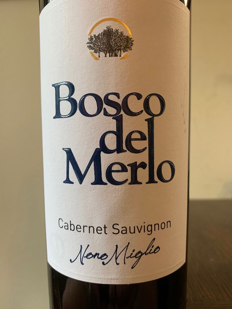 2022 Bosco del Merlo Cabernet Sauvignon Nono Miglio, Italy, Veneto ...