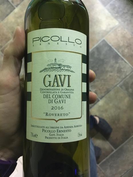 2016 Ernesto Picollo Gavi Gavi di Gavi Rovereto, Italy, Piedmont, Gavi ...