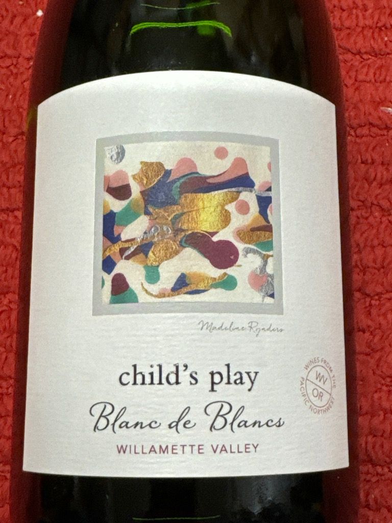 NV Child's Play Chardonnay Blanc de Blancs, USA, Oregon, Willamette Valley - CellarTracker