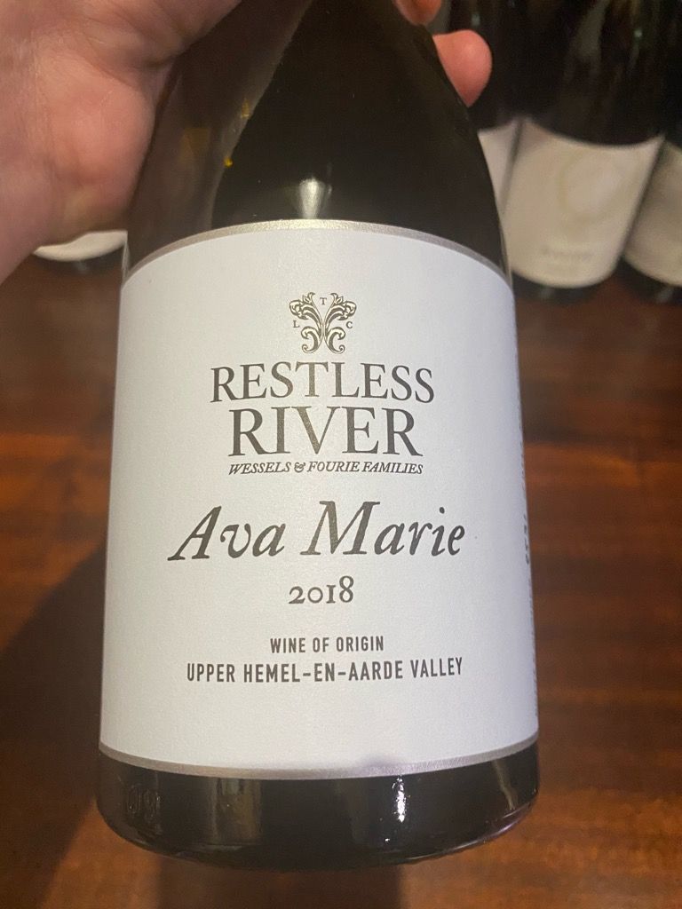 2018 Wessels Family Restless River Chardonnay Ava Marie, South Africa ...