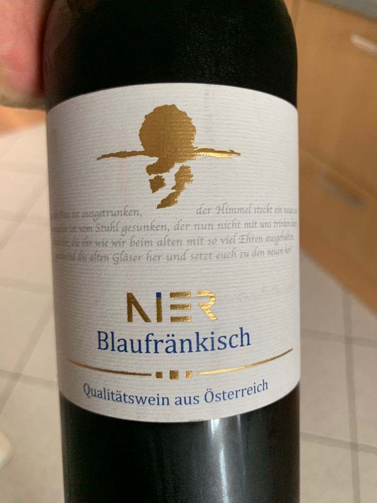 2018 Nier Fine Wines Blaufränkisch, Austria, Burgenland - CellarTracker