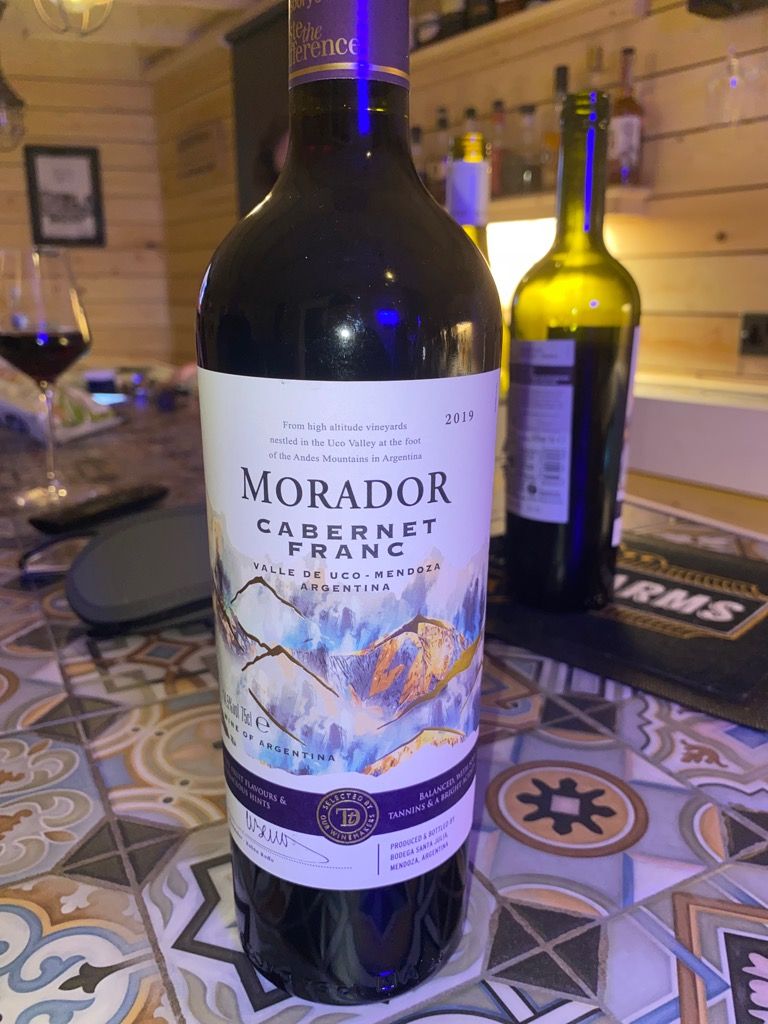 2019 Morador Cabernet Franc, Argentina, Mendoza, Valle de Uco ...
