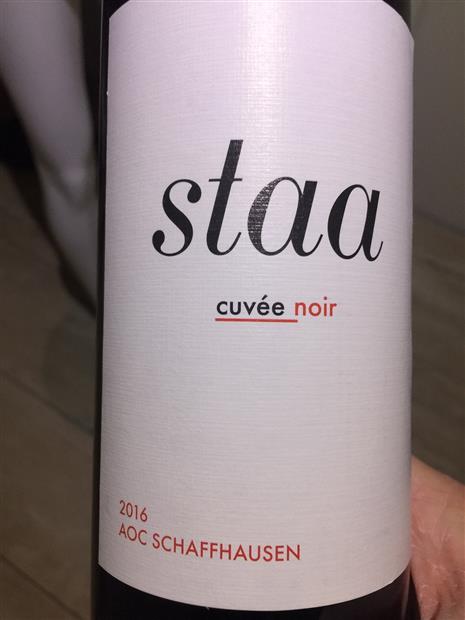 2016 Von Salis Staa Cuvée Noir, Switzerland, Eastern Switzerland ...