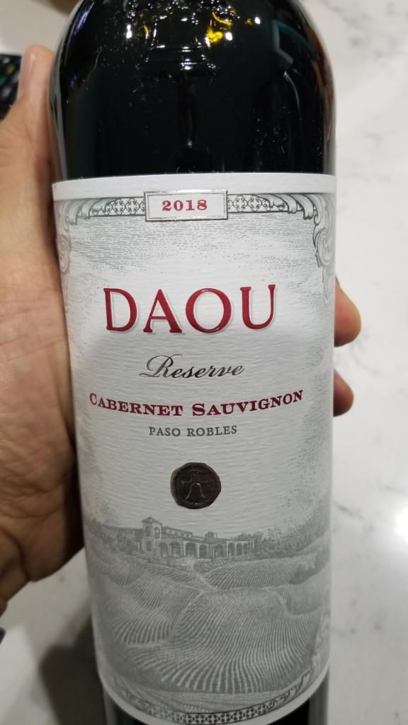 2018 Daou Vineyards Cabernet Sauvignon Reserve, USA, California ...