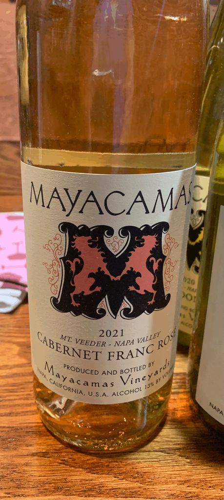 2020 Mayacamas Vineyards Cabernet Franc Rosé, USA, California, Napa ...