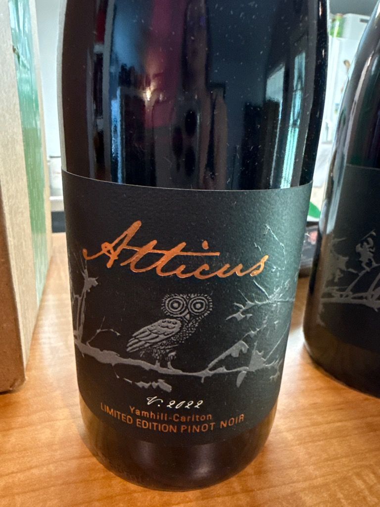 2022 Atticus Pinot Noir Limited Edition, USA, Oregon, Willamette Valley ...