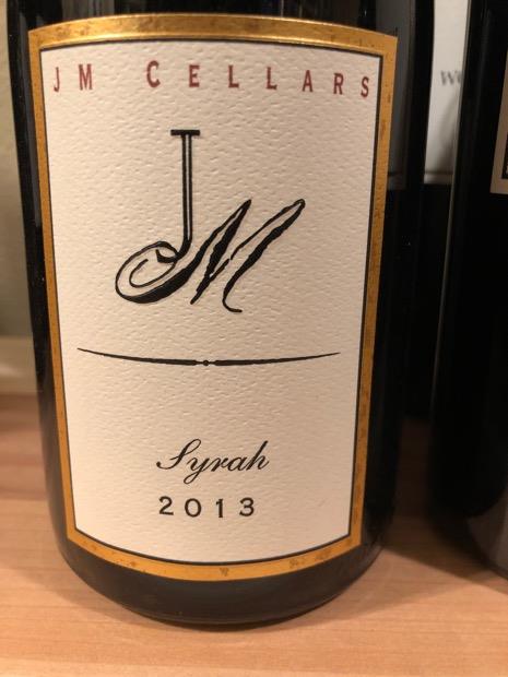 2013 JM Cellars Syrah, USA, Washington, Columbia Valley - CellarTracker