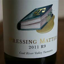 2011 Pressing Matters Riesling R9, Australia, Tasmania, Coal River ...