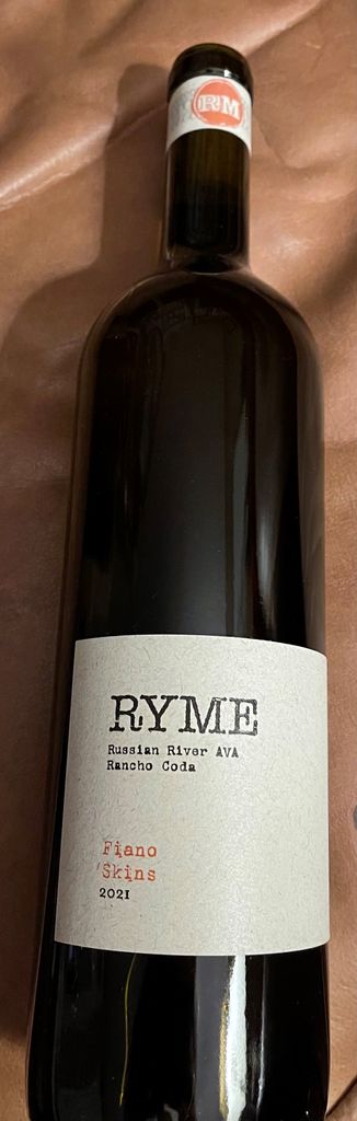 2021 Ryme Fiano Skins Rancho Coda, USA, California, Sonoma County ...