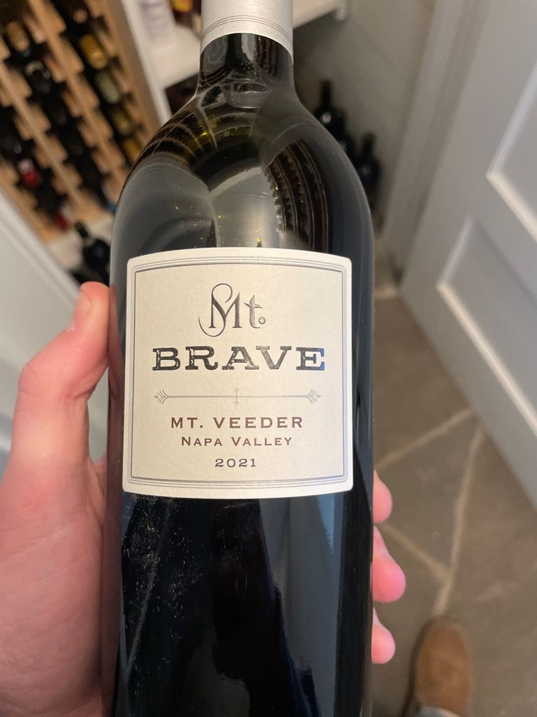 2021 Mt. Brave Cabernet Sauvignon Mt. Veeder Single Block, USA ...