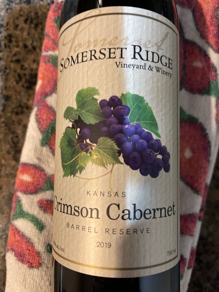 2019 Somerset Ridge Crimson Cabernet Barrel Reserve, USA, Kansas ...