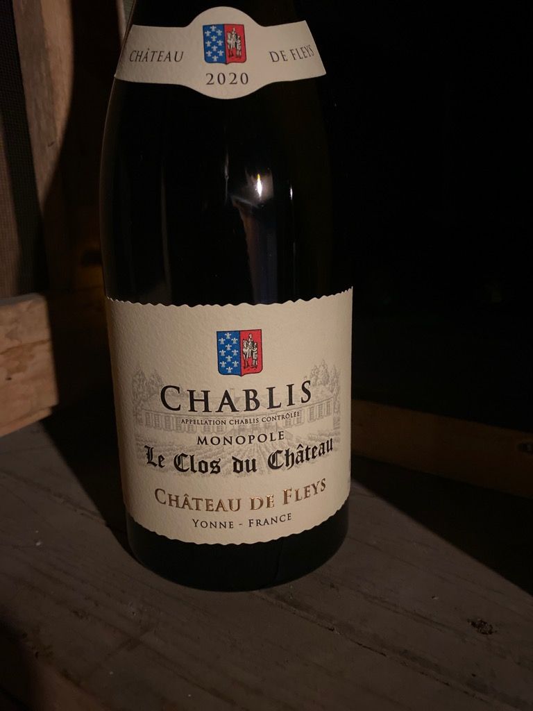 2021 Château de Fleys Chablis Le Clos du Château, France, Burgundy, Chablis - CellarTracker