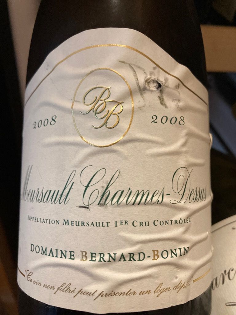 2007 Domaine Bernard-Bonin Meursault 1er Cru Les Charmes-Dessus, France ...