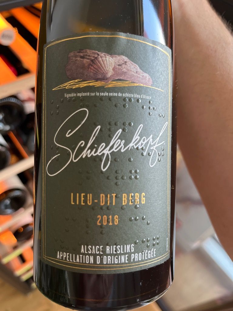 2019 Schieferkopf Par Michel Chapoutier Riesling Lieu-Dit Berg, France ...