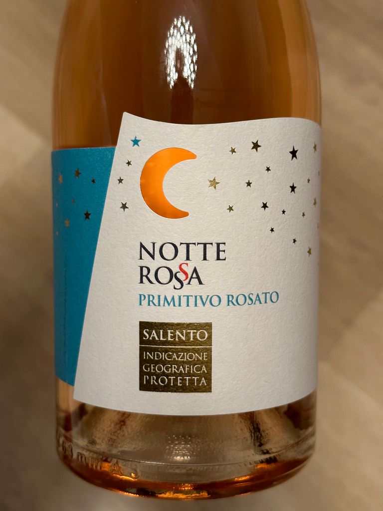 2021 Notte Rossa Primitivo Rosato, Italy, Puglia, Salento IGT ...