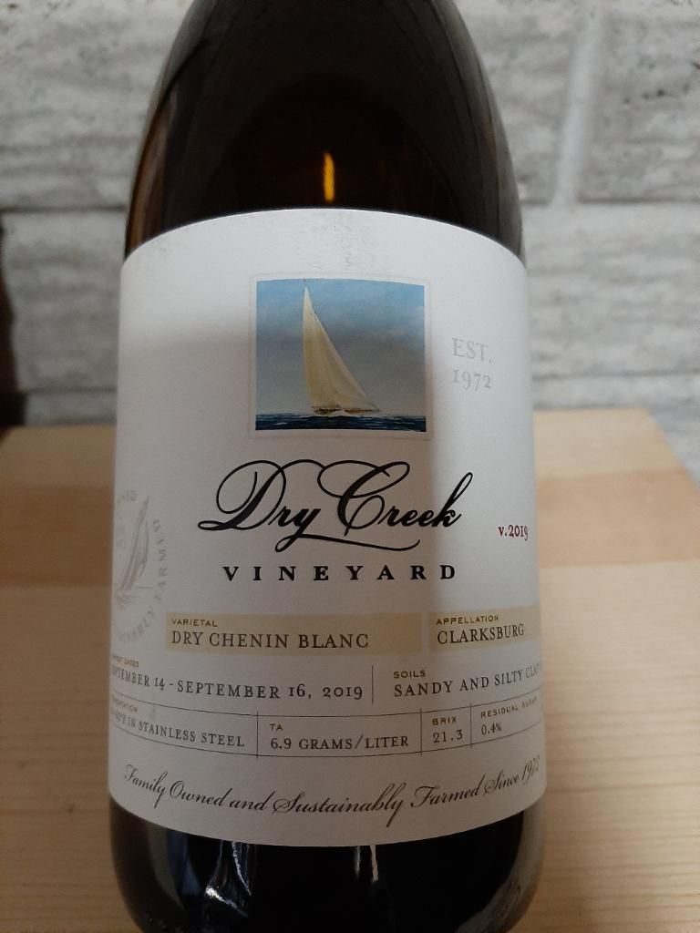 2019 Dry Creek Vineyard Chenin Blanc Dry Chenin Blanc Wilson Ranch, USA ...