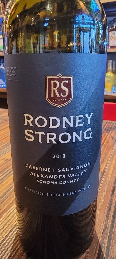 2018 Rodney Strong Cabernet Sauvignon Alexander Valley, USA, California ...