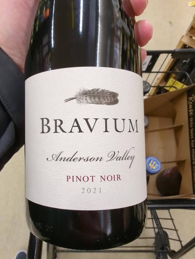 2021 Bravium Pinot Noir, USA, California, North Coast, Anderson Valley ...