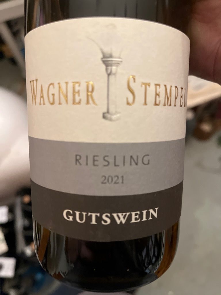 2023 Wagner-Stempel Riesling Gutswein, Germany, Rheinhessen - CellarTracker