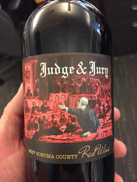 2017 Judge & Jury Red Wine, USA, California, Sonoma County - CellarTracker