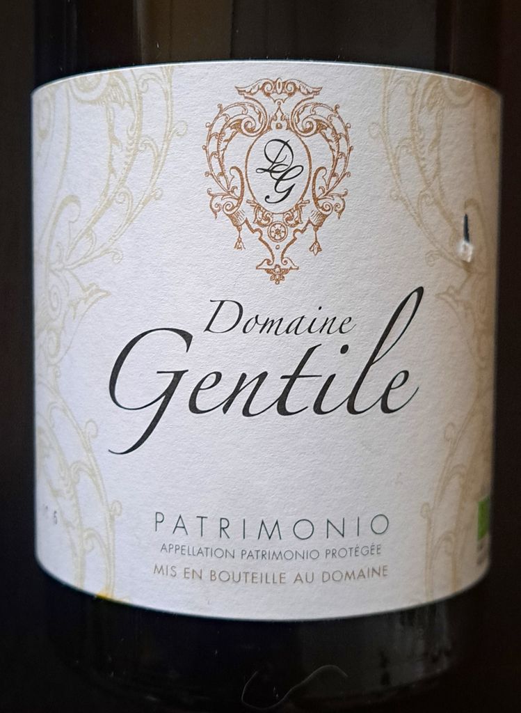 2018 Domaine Gentile Patrimonio, France, Corsica, Patrimonio ...