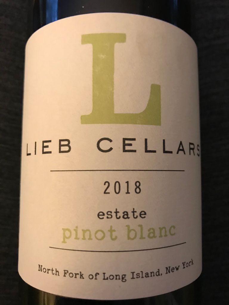2015 Lieb Cellars Pinot Blanc, USA, New York, Long Island, North Fork ...