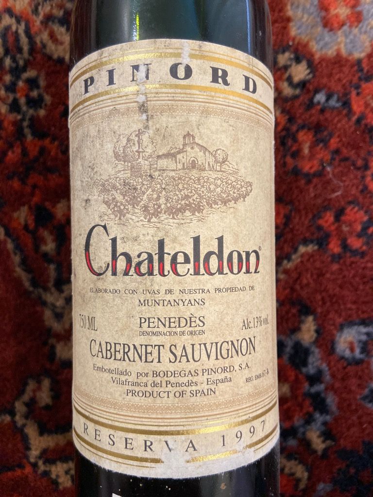 1997 Bodegas Pinord Penedès Reserva Chateldon, Spain, Catalunya ...