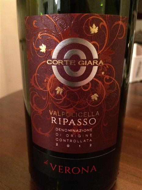2012 Allegrini Ripasso della Valpolicella Corte Giara, Italy, Veneto ...