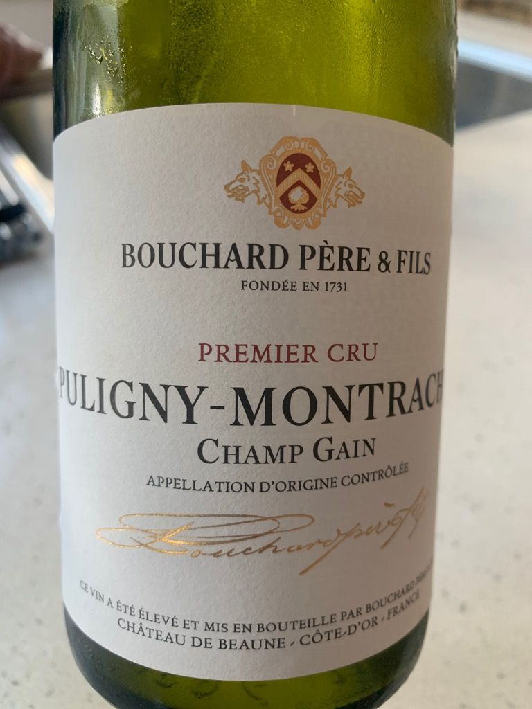 2017 Bouchard Père et Fils Puligny-Montrachet 1er Cru Les Champs-Gain ...