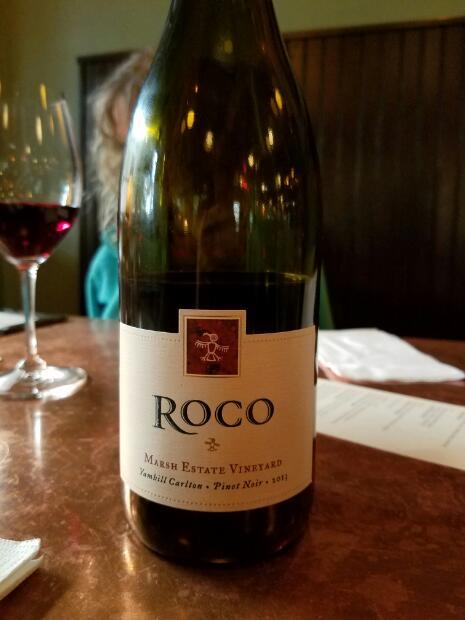 2013 Roco Pinot Noir Marsh Estate Vineyard, USA, Oregon, Willamette ...