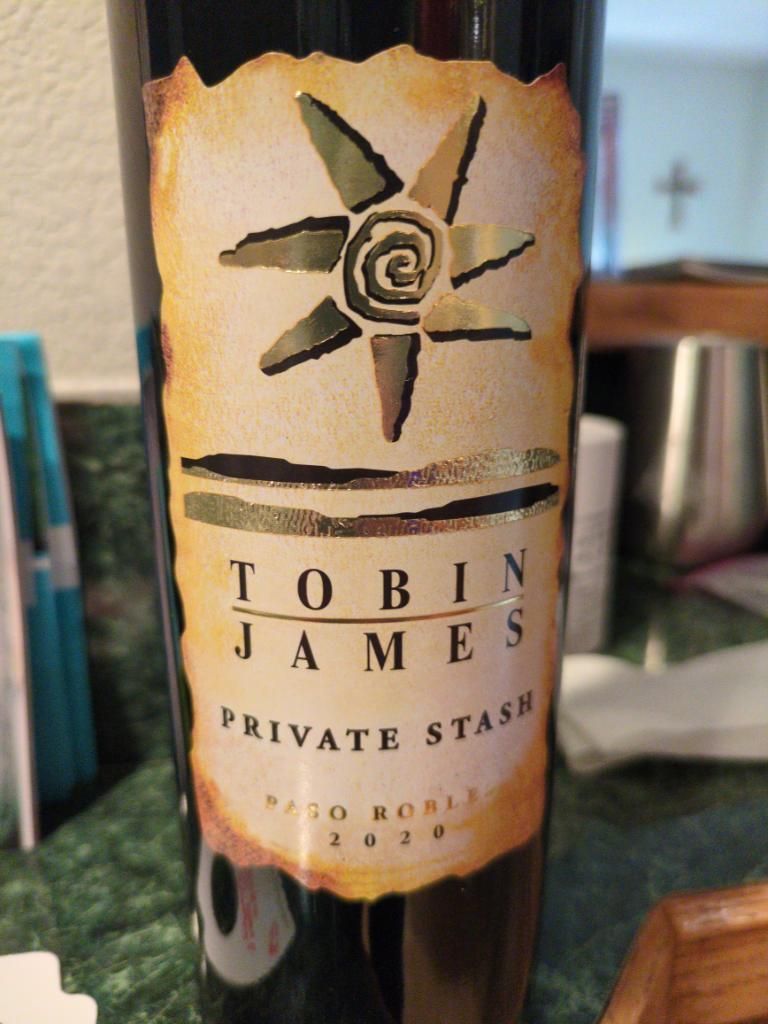 2020 Tobin James Private Stash, USA, California, Central Coast, Paso ...