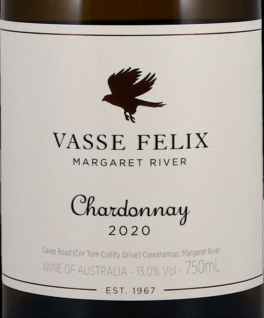 2020 Vasse Felix Chardonnay Margaret River, Australia, Western ...