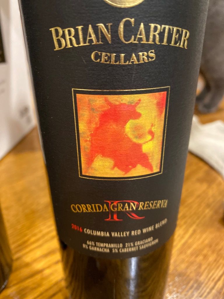 2016 Brian Carter Cellars Corrida Gran Reserva, USA, Washington ...