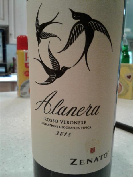 2015 Zenato Rosso Veronese Alanera Veronese IGT, Italy, Veneto ...