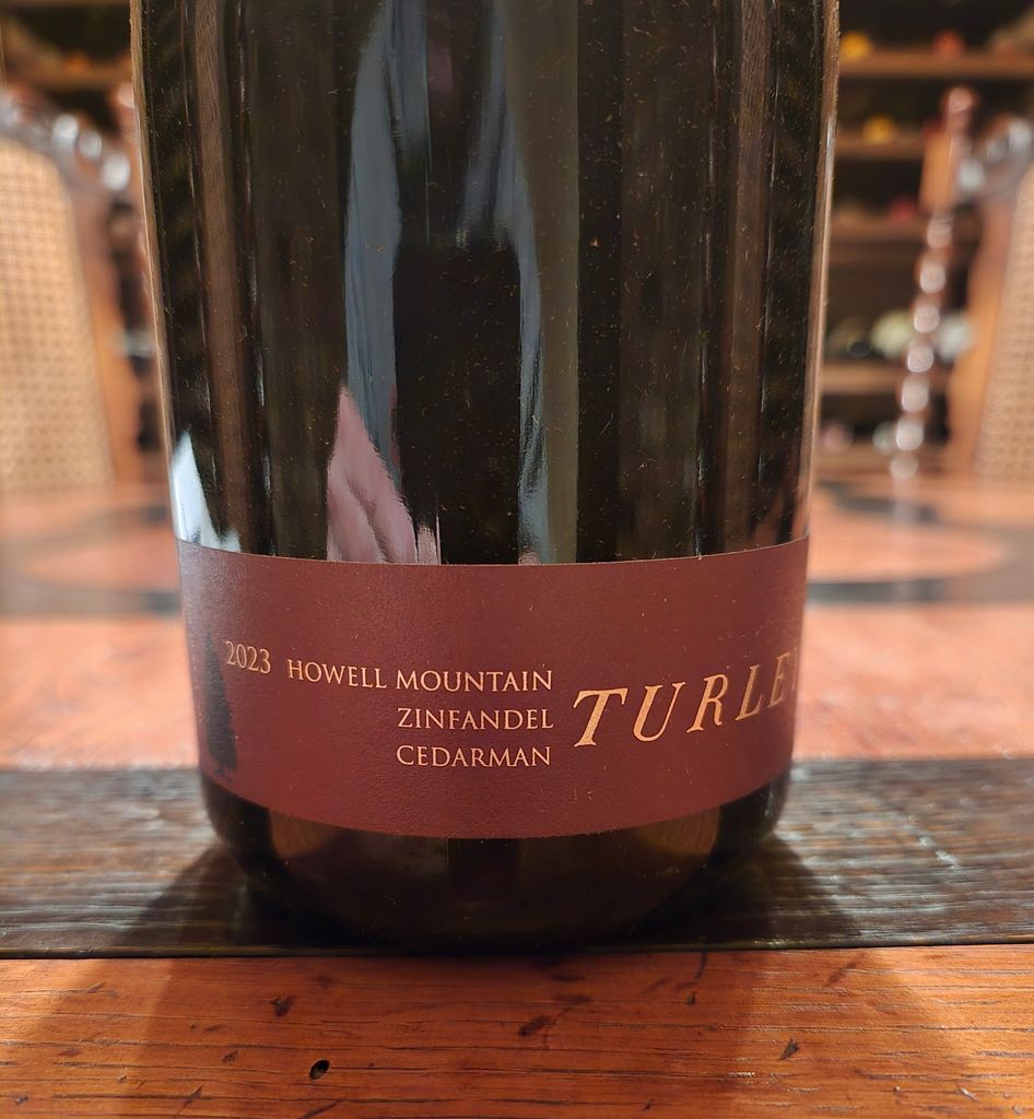 2023 Turley Zinfandel Cedarman, USA, California, Napa Valley, Howell ...