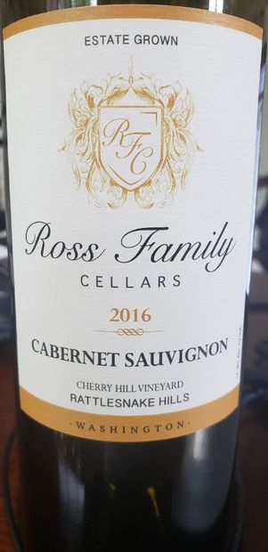 2016 Ross Family Cellars Cabernet Sauvignon Cherry Hill Vineyard, USA ...