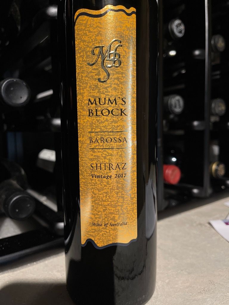 2016 Mums Block Shiraz Mums Block, Australia, South Australia, Barossa ...
