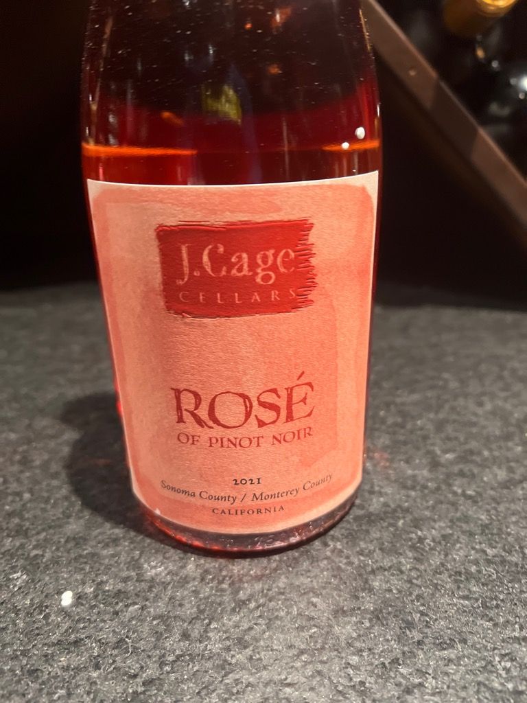 2024 J. Cage Rosé of Pinot Noir, USA, California, Sonoma County ...