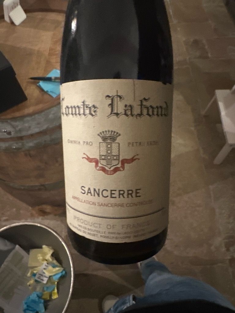 2022 de Ladoucette Sancerre Rouge Comte Lafond, France, Loire Valley ...