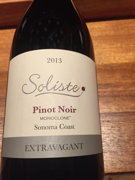 2018 Soliste Cellars Pinot Noir Extravagant, USA, California, Sonoma ...