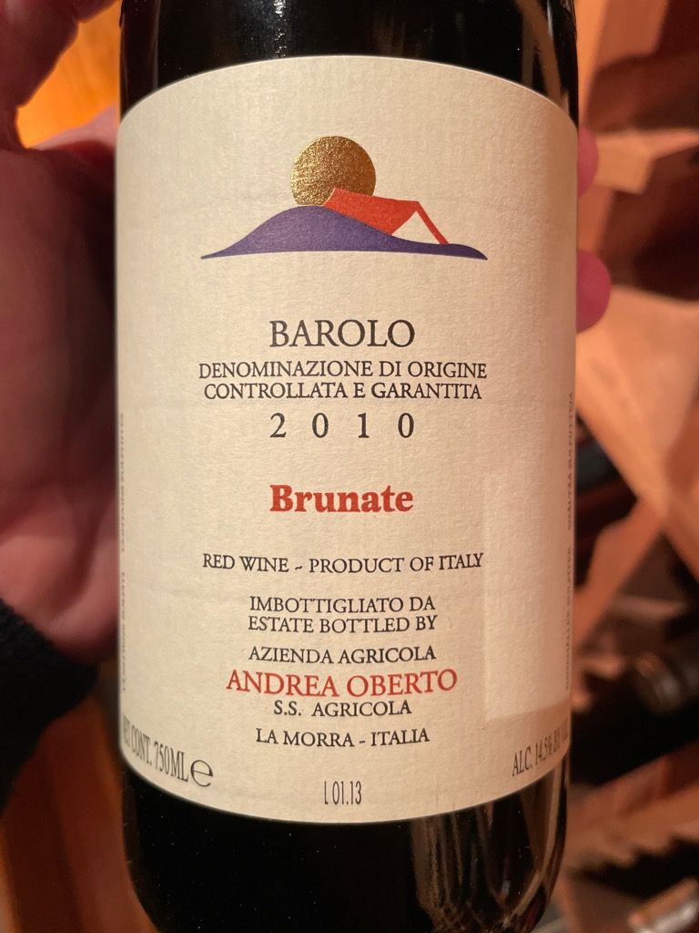 2010 Andrea Oberto Barolo Brunate, Italy, Piedmont, Langhe, Barolo ...