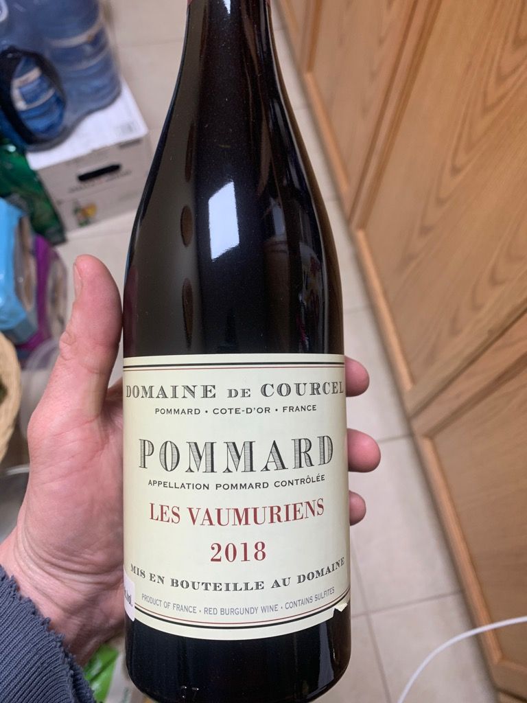 2018 Domaine de Courcel Pommard Les Vaumuriens, France, Burgundy, Côte ...