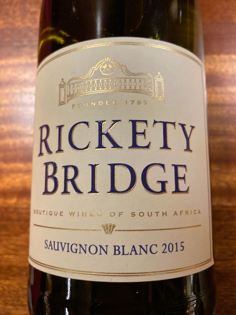 2015 Rickety Bridge Sauvignon Blanc, South Africa, Coastal Region ...
