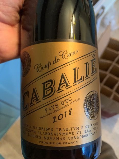 2018 Cabalie Vin de Pays d'Oc Coup de Coeur, France, Languedoc ...