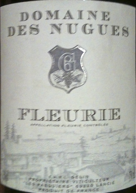 2022 Domaine des Nugues Fleurie, France, Burgundy, Beaujolais, Fleurie ...