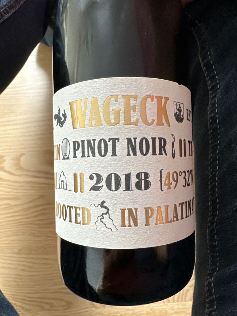 2021 Wageck Bissersheim Spätburgunder QbA Trocken Kalkmergel, Germany ...