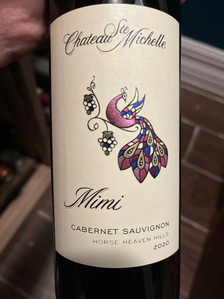 2020 Chateau Ste. Michelle Cabernet Sauvignon Mimi, USA, Washington ...